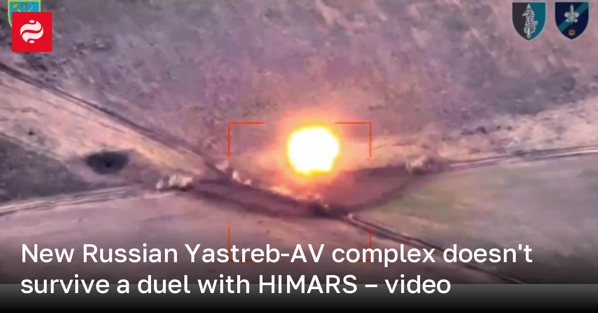 New Russian Yastreb-AV complex doesn't survive a duel with HIMARS – video | Ukrainian News ...