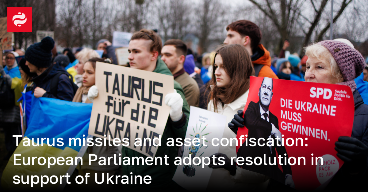 Taurus missiles and asset confiscation: European Parliament adopts ...
