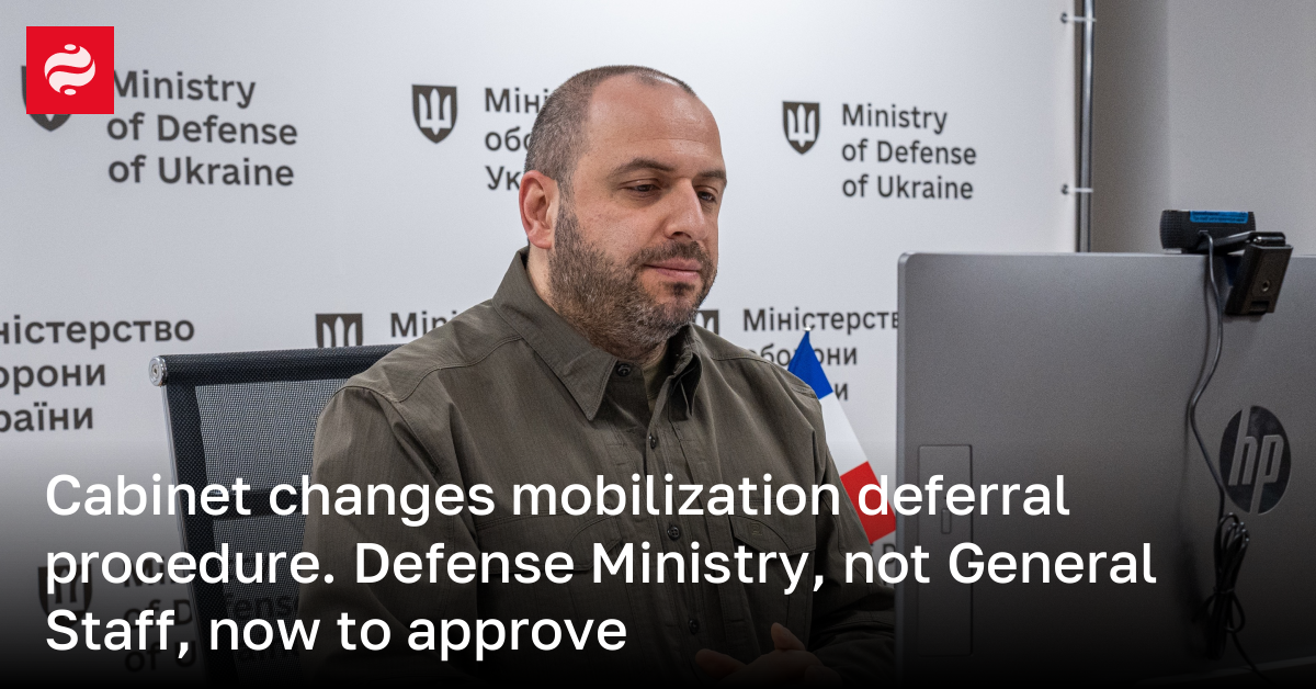 Mobilization. The Ministry of Defense will approve the lists of ...