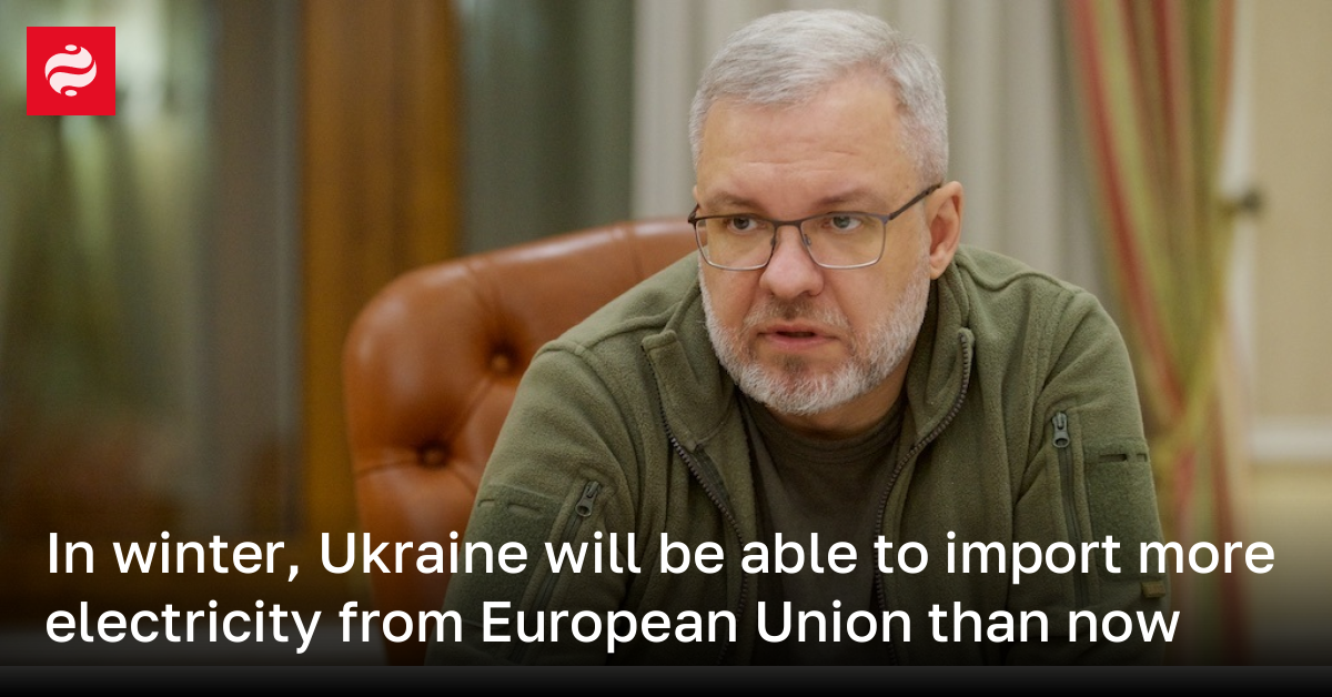 The European Union will increase electricity exports to Ukraine come ...