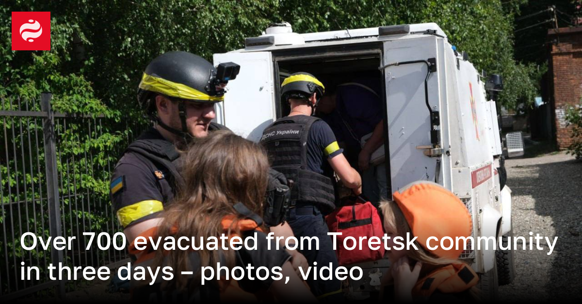 Photos, video: Evacuation from Toretsk, Ukraine | Ukrainian News | LIGA.net