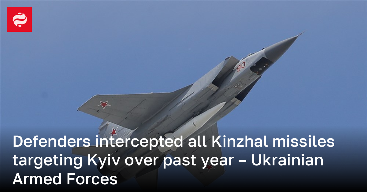 ZSU: All Russian Kinzhal missiles intercepted over Kyiv | Ukrainian ...