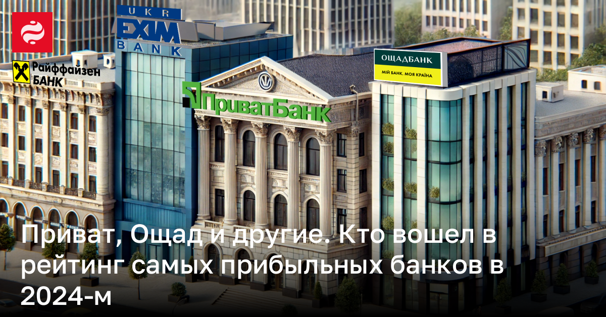 Топ банков Украины с самой большой прибылью в 2024 году – инфографика ...