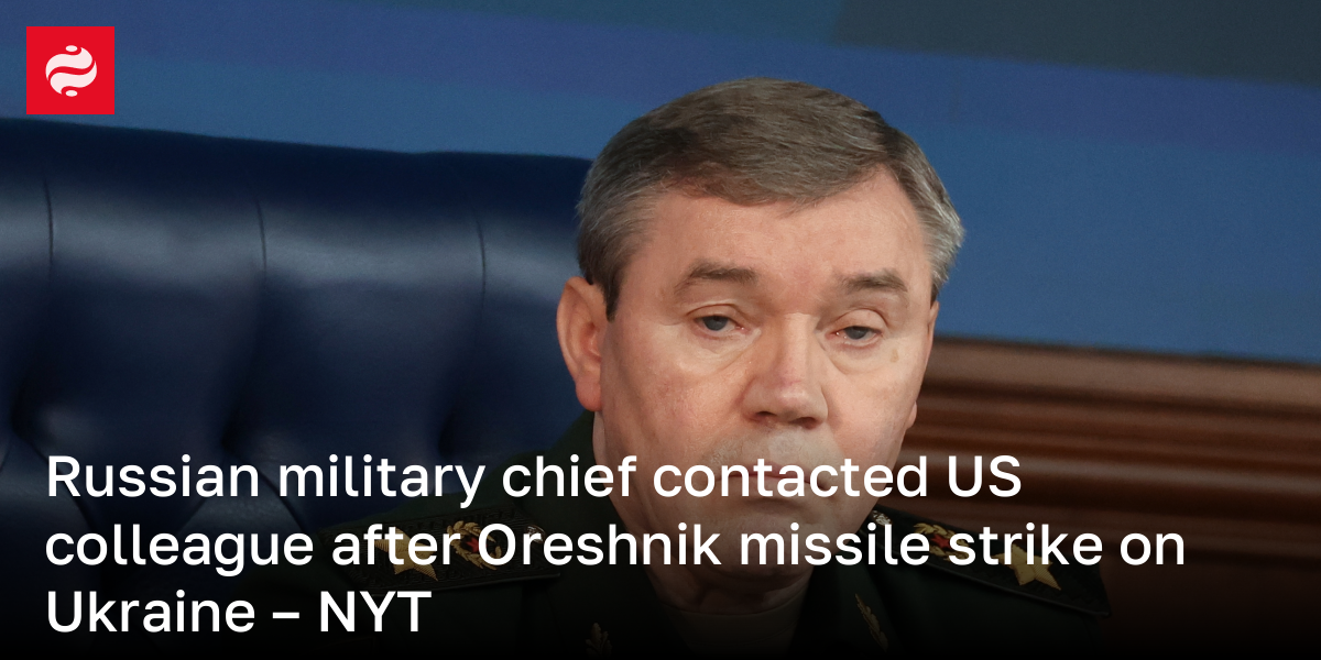 US and Russian generals had a phone conversation after the launch of ...