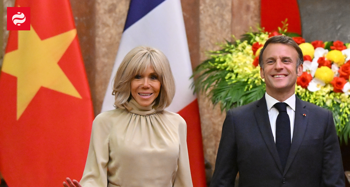 Macron's wife hit him in the face – the president commented, video ...