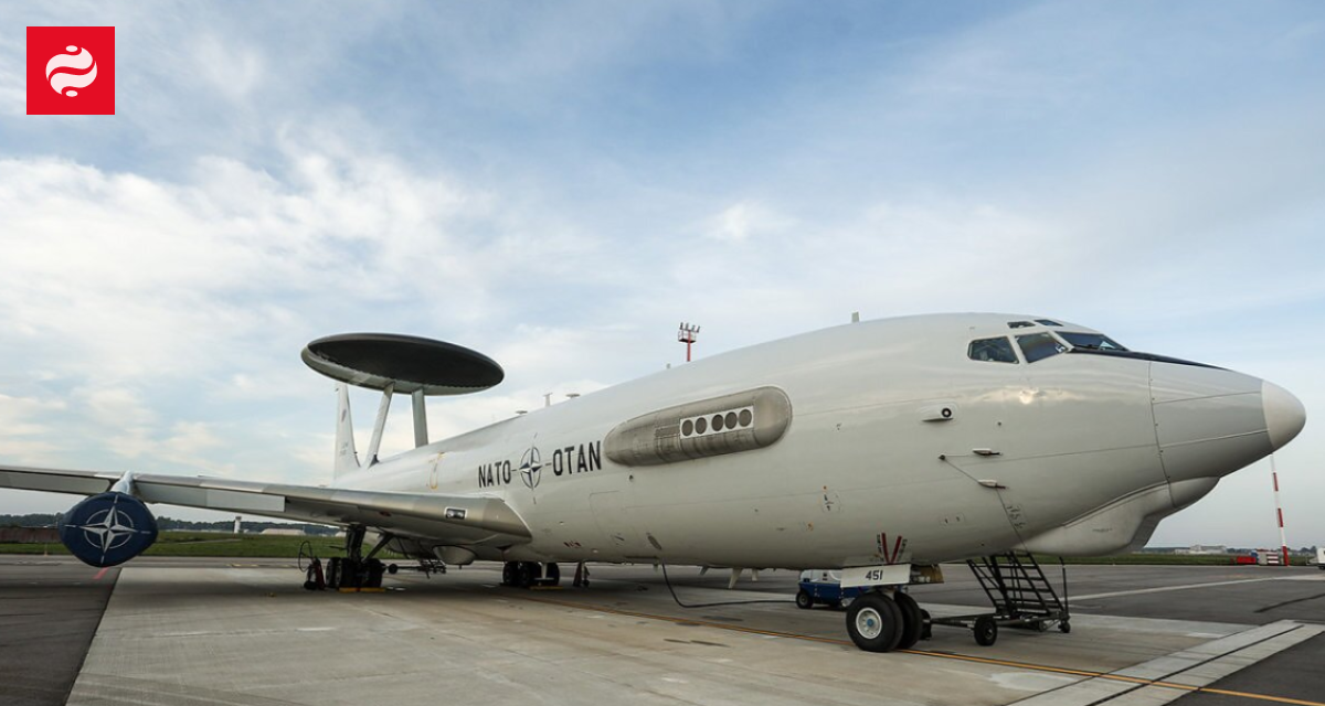 NATO long-range reconnaissance aircraft deployed in Lithuania for the ...