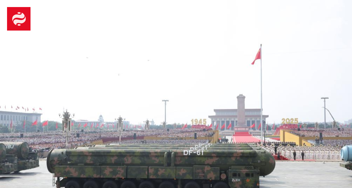 Parade in China on September 3 – what is known about the DF-61 missile ...
